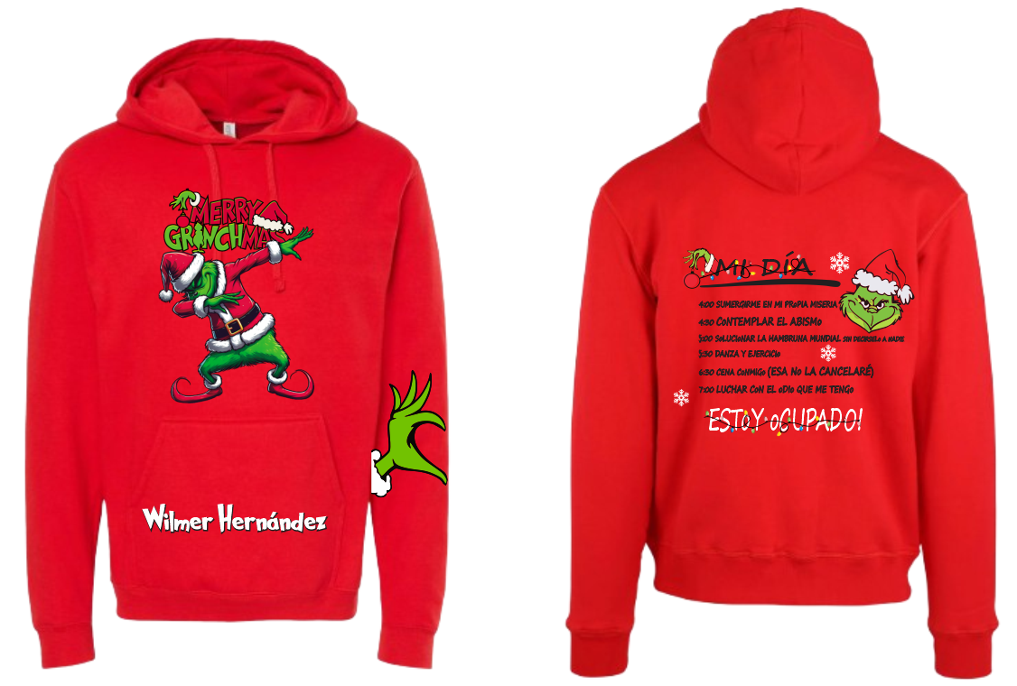Sudadera Roja| Grinch| Pareja 2 – Espaciogt